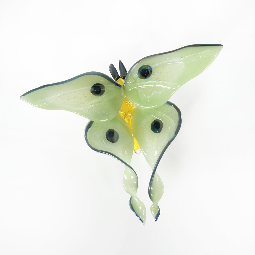 Luna Moth Figurine – The Glass Station Studio and Gallery