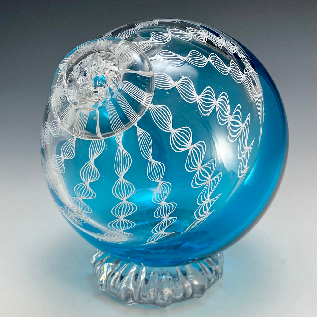 Cane and Encalmo Glass Float – The Glass Station Studio and Gallery